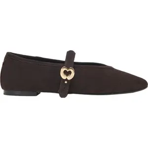 Maje Suede Ballet Flats