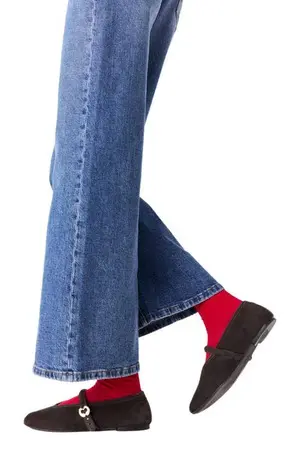 Maje Suede Ballet Flats
