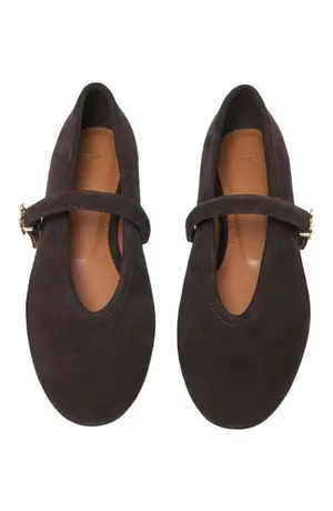 Maje Suede Ballet Flats