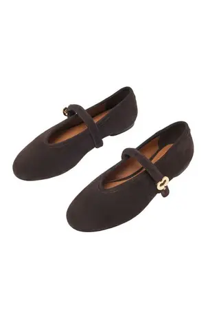 Maje Suede Ballet Flats