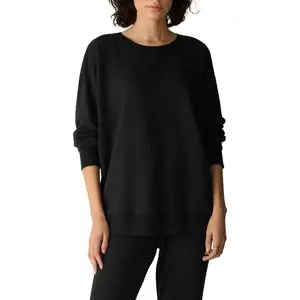 Eileen Fisher Crewneck Sweatshirt - Black