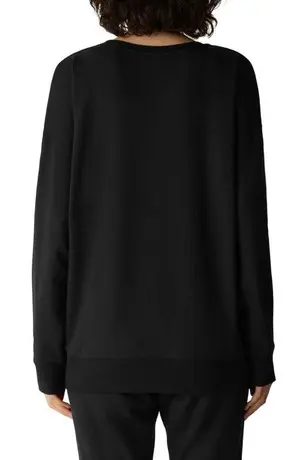 Eileen Fisher Crewneck Sweatshirt - Black