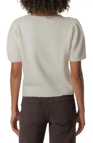 Kut From The Kloth Faith Pointelle Short Sleeve Sweater
