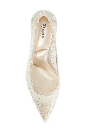 Dune London Brivelle Pointed Toe Pump - Gold