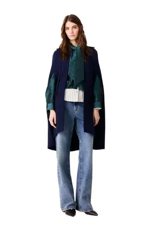 Maje Longline Cape Cardigan