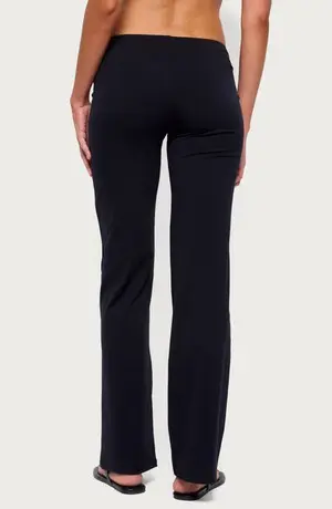 EDIKTED Anika Scooped Straight Leg Pants