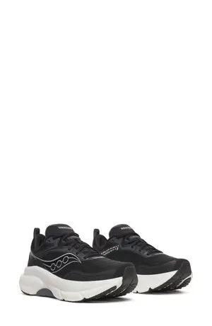 Saucony Omni St 23 Running Shoe - Black/silver