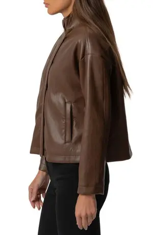 Kut From The Kloth Wren Oversize Faux Leather Jacket