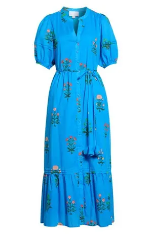 SUGARLIPS Lizeth Placed Floral Cotton Shirdress