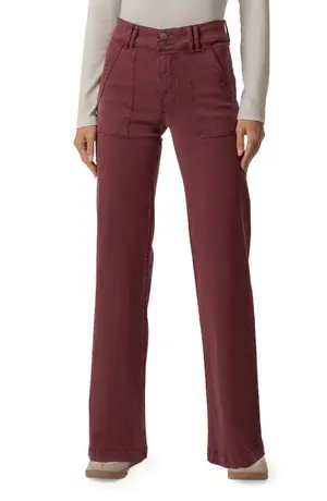 Kut From The Kloth Jodi High Waist Straight Leg Jeans - Claret