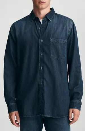 MAVI Bill Tencel Lyocell & Organic Cotton Button-up Shirt