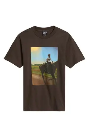 Obey Trail Ride Cotton Graphic T-shirt