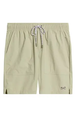 DARK SEAS Warwick Stretch Drawstring Shorts - Moss