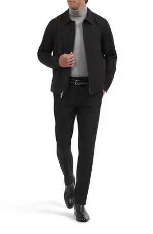 Bugatchi Travel Tech Five Pocket Pants - Black