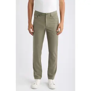 Bugatchi Travel Tech Five-pocket Pants - Olive