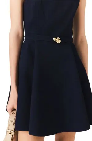 Maje Flared Dress With Straps