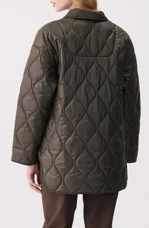 LOLE Cassandra Quilted Jacket - Olive
