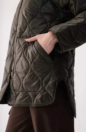 LOLE Cassandra Quilted Jacket - Olive