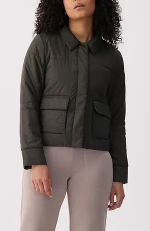 LOLE Dani Quilted Puffer Jacket - Olive