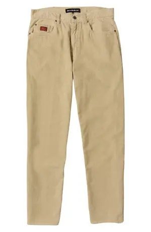 Quiksilver Saltwater Corduroy Relaxed Fit Pants - Twill