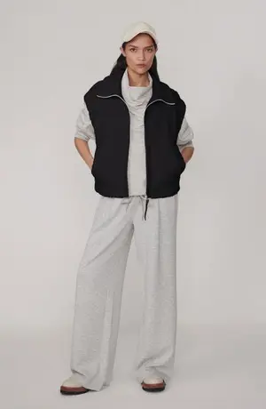Varley Dominic Fleece Gilet - Black