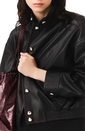Maje Leather Jacket