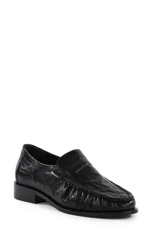 Seychelles Hideaway Leather Loafer Black