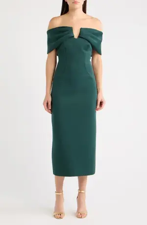 Eliza J Off The Shoulder Cocktail Dress
