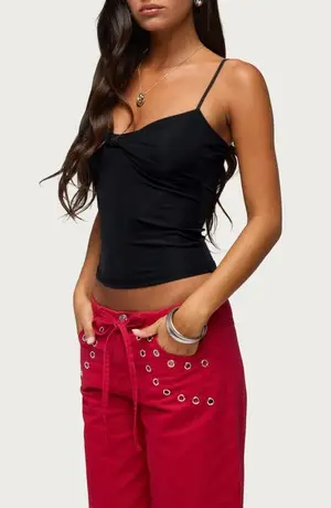 EDIKTED Pyper Twisted Twist Front Camisole