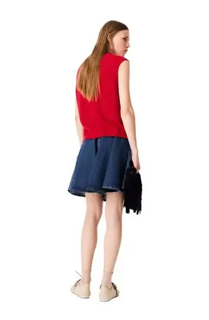 Maje Sleeveless Knit Top
