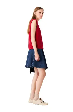 Maje Sleeveless Knit Top