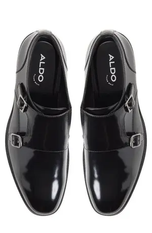 Aldo Lowry Leather Double Monk Strap Shoe