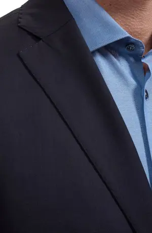 Bugatchi Two-button Stretch Virgin Wool Blazer