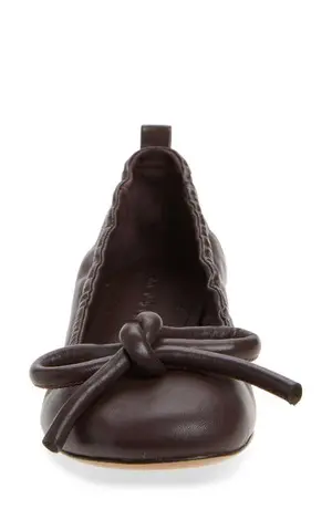 Marc Jacobs The Bow Lace-up Ballerina Flat - Fondant