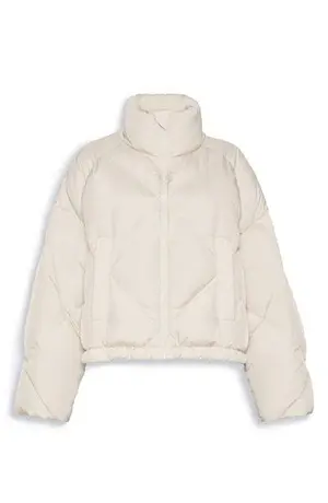 Max Mara Diamond Quilted Down Puffer Jacket