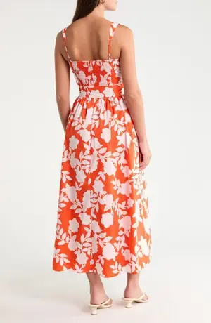 SUGARLIPS Avril Floral Cotton Dress