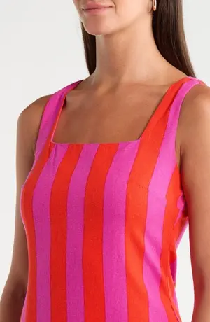 SUGARLIPS Troy Stripe Maxi Sundress