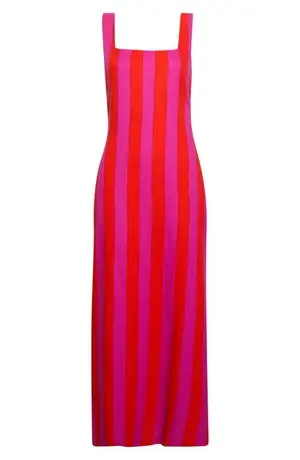 SUGARLIPS Troy Stripe Maxi Sundress