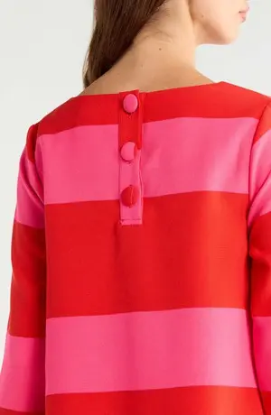 SUGARLIPS Lolli Stripe Long Sleeve Shift Dress