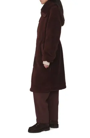 Varley Bennet Long Faux Shearling Coat