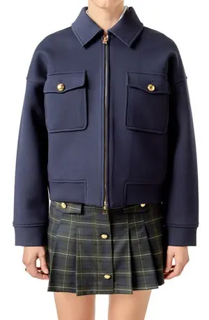 English Factory Twill Bomber Jacket
