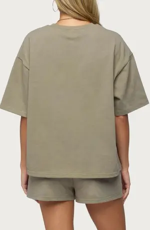 EDIKTED Cecilia Oversize Cotton T-shirt