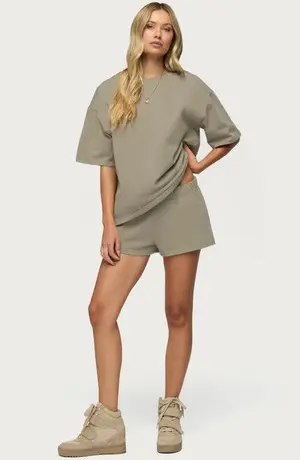 EDIKTED Cecilia Oversize Cotton T-shirt