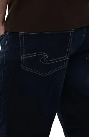 SILVER JEANS CO. Eddie Relaxed Fit Straight Leg Jeans