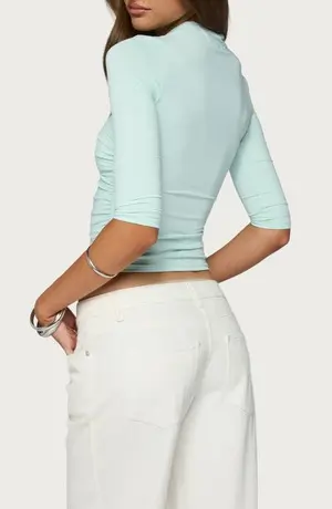 EDIKTED Calypso Wrap Neck Top