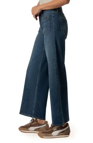 Kut From The Kloth High Waist Wide Leg Ankle Jeans