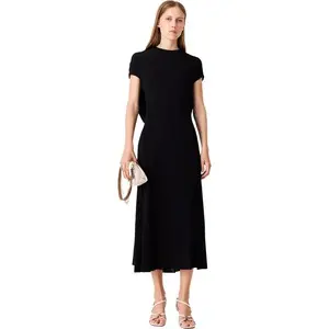 Maje Cowl-back Maxi Dress