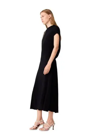 Maje Cowl-back Maxi Dress