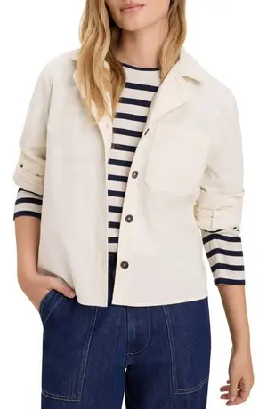 NZ BY NIC AND ZOE Baby Corduroy Shirt Jacket - Coconut