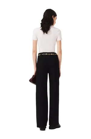 Maje Lurex Tweed Trousers